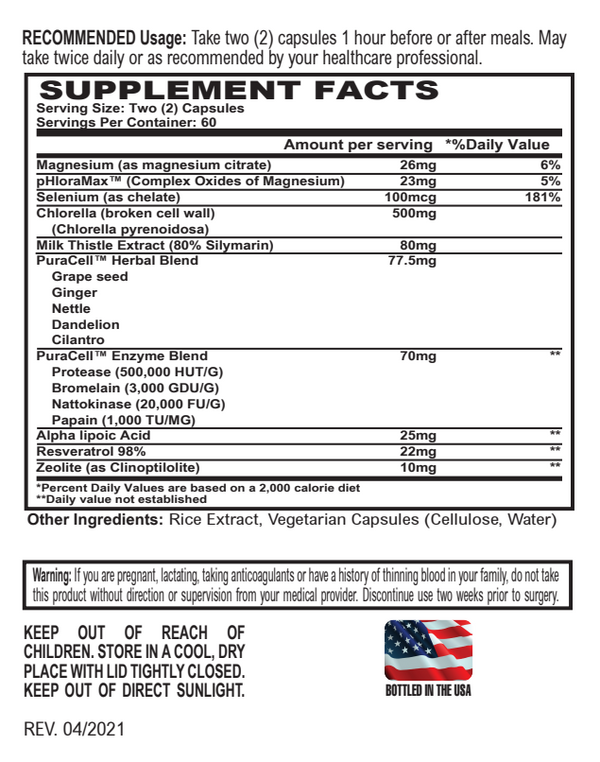 Detox Supplements | Puracell | World Nutrition